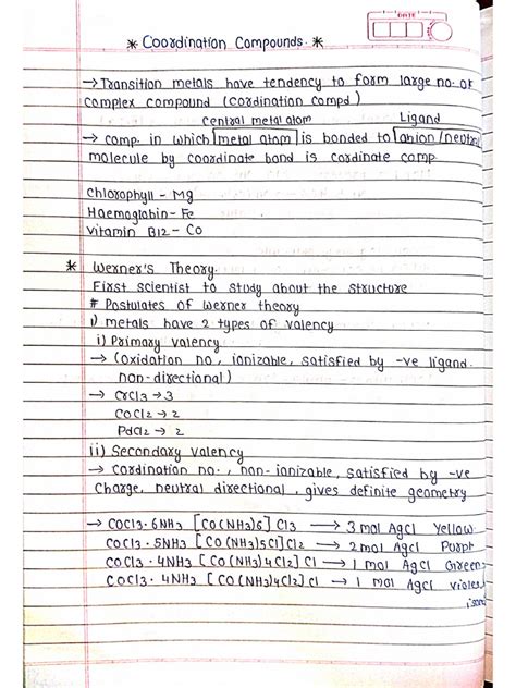 Coordination Compound Pdf