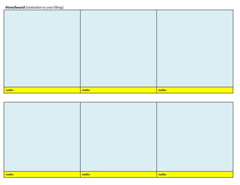 40 Professional Storyboard Templates Examples