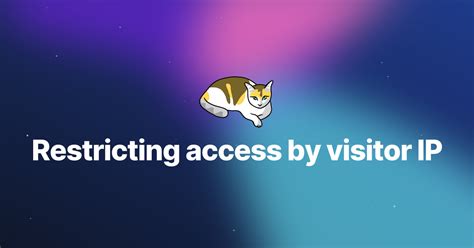 Restricting Access By Visitor Ip Gato Graphql For Wordpress