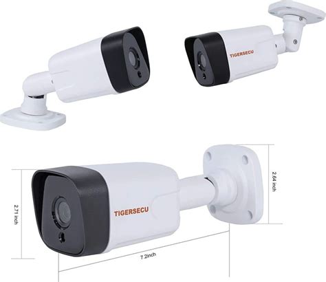 Tigersecu 5mp Super Hd 4 In 1 Security Camera Power Supply And Coaxial Cable Sold Separately