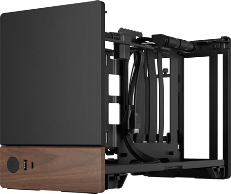 Fractal Design Terra Graphite Mini Itx Small Form Factor Pc Case With Pcie 4 0 Riser