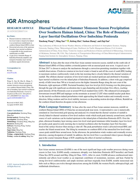 Pdf Diurnal Variation Of Summer Monsoon Season Precipitation Over