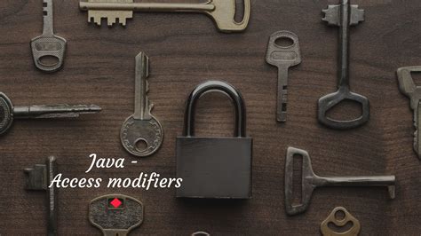 Java Access Modifiers