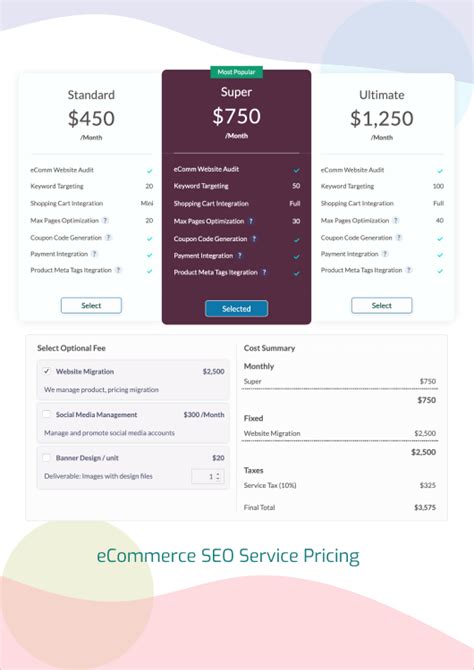 Tiered Pricing Examples Templates Fresh Proposals