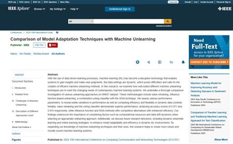 Mansi Jangra On Linkedin Ieee Machinelearning Machineunlearning