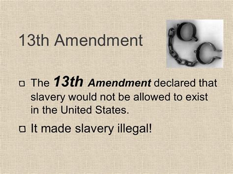 No Slavery Amendment