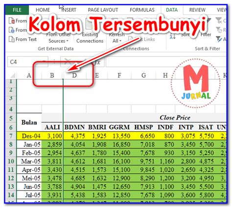 Cara Hide Column And Row Excel Buat Atasan Anda Bangga M Jurnal