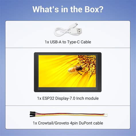 Esp32 Touchscreen Monitor 7 Inch Tft Lcd Touch Australia Ubuy