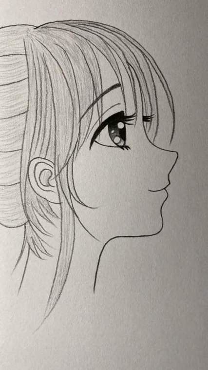 人物侧面简笔画 人物侧面简笔画 全身 画趣文库（我爱生活）