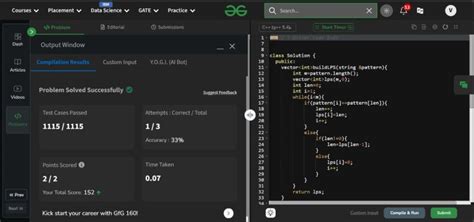 Gfg160 Dsachallenge Day20 Gfg160daysofcoding Geekstreak2025 Vansh Gupta