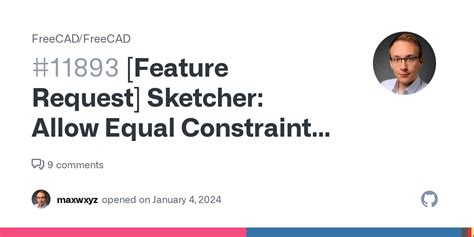 Feature Request Sketcher Allow Equal Constraint For Dimensions Angles And Point Distances