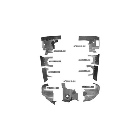 Engine Baffle Kit Bare Black Seals Aa5a Brbk