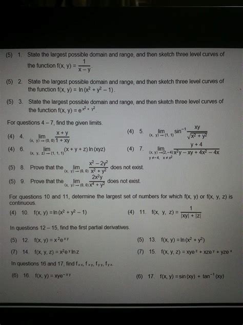 Solved State The Largest Possible Domain And Range And Then