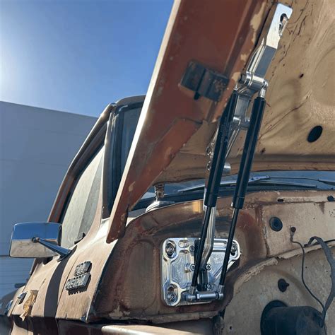 1973 79 Ford Truck Hood Hinges Fat Fender Garage