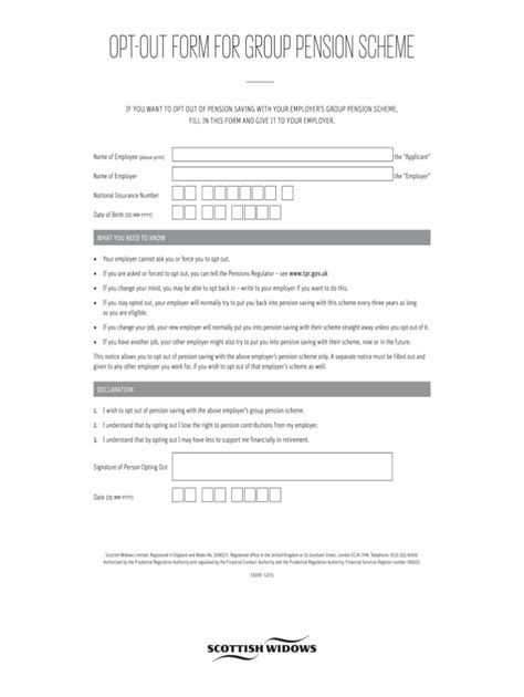 Scottish Widows Group Personal Pension Plan Transfer Application Form