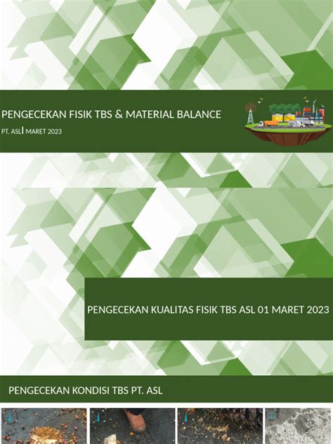 Anlisa Fisik Tbs Dan Material Balance Pdf