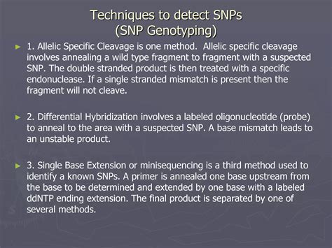 Single Nucleotide Polymorphism Snp Ppt
