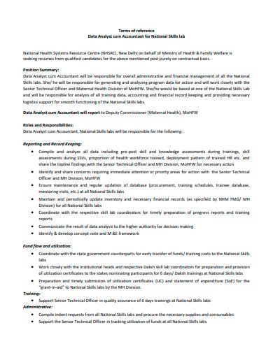 FREE 50 Data Analyst Samples In MS Word Google Docs Pages PDF