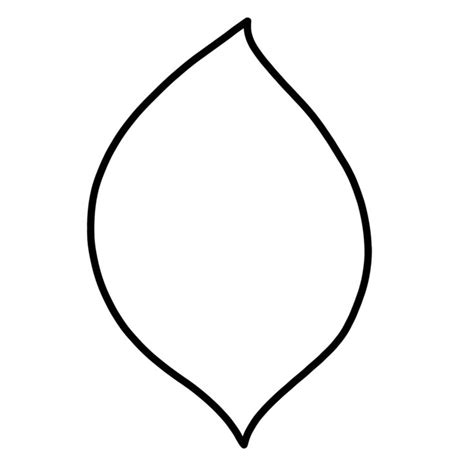 Drawing Leaves Easily Using Simple Shapes Leaf Shapes Drawing Simple