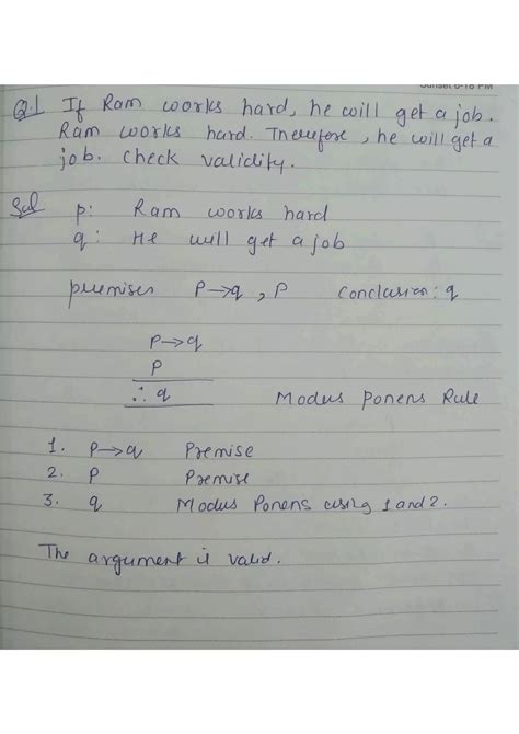 Rules Of Inference In Discrete Structure Pdf