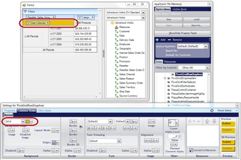 Styling WinPivotGrid Infragistics Windows Forms Help