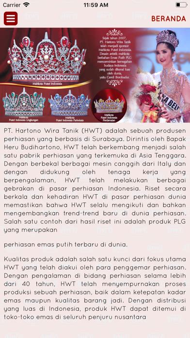 Télécharger Hartono Wira Tanik Hwt Gold Pour Iphone Sur Lapp Store