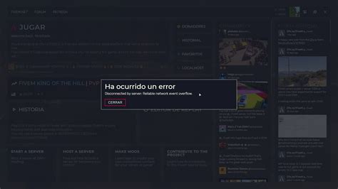 Fivem Crash Error Reliable Network Event Overflow Fivem Discussion