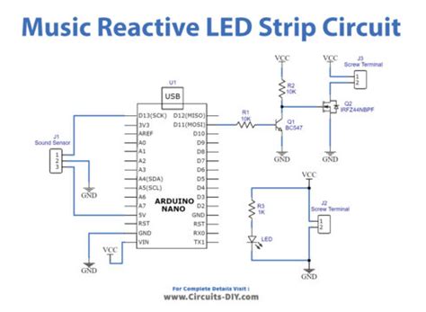 Music Reactive LED Strip Arduino Project