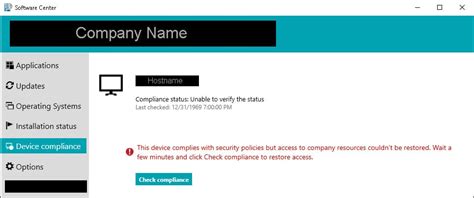 Problems Getting Device Compliance Working R Sccm
