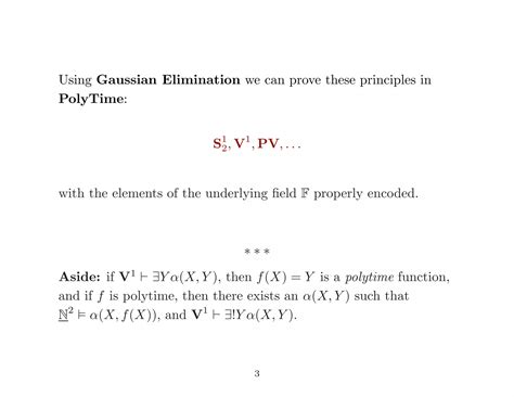 Feasible Proofs Of Matrix Identities With Csankys Algorithm Csl 2005 Ppt