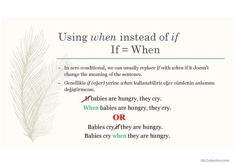 Zero Conditional Presentation Gramma English ESL Powerpoints