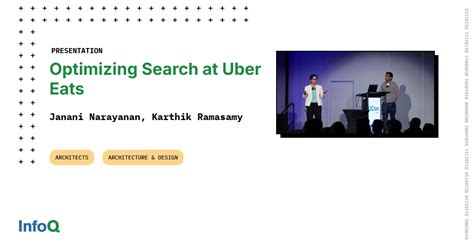 Optimizing Search At Uber Eats Infoq
