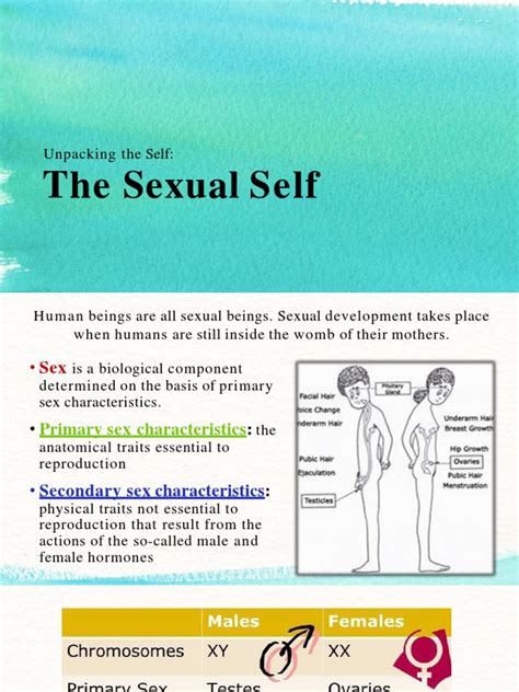 The Sexual Self Sexually Transmitted Infection Birth Control