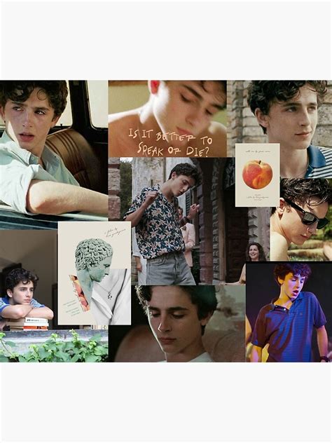Timothee Chalamet Elio Perlman Call Me By Your Name Art Print For Sale By Charlottetsui