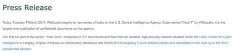The CIA Hacking Arsenal Heres What You Need To Know DEV Community