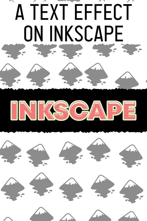 Quick And Easy Text Effect 2dgameartguru Inkscape Tutorial Text
