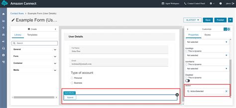 step by step guides the no code agent desktop builder for amazon connect vision point systems