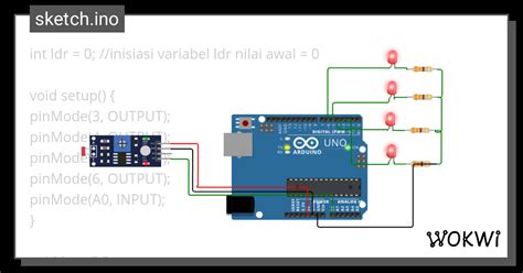 Ldr Led Wokwi Esp32 Stm32 Arduino Simulator