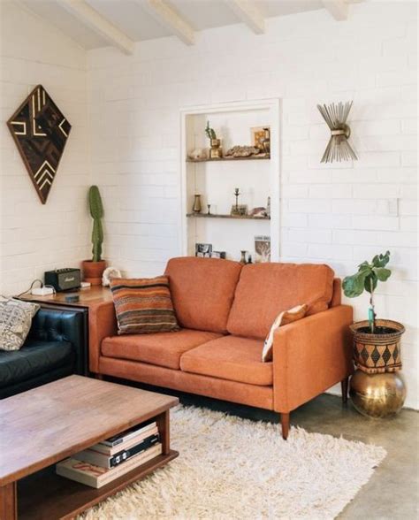 Rust Colored Sofa And Loveseat Truman Higginbotham