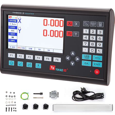 vevor lettura digitale 2 assi display digitale schermo lcd dro encoder