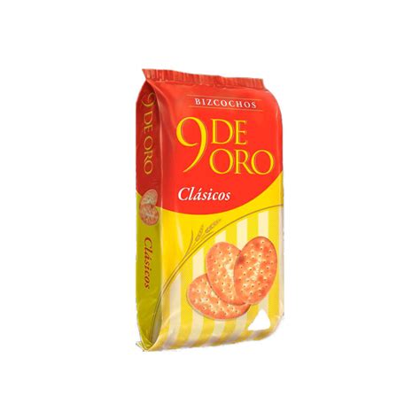 Bizcochos Clasicos 9 De Oro 100 Gr Jumbo