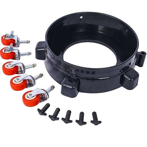 Huloretions 5 Gallon Bucket Dolly Rolling Bucket Dolly With Smooth Rolling Swivel Casters