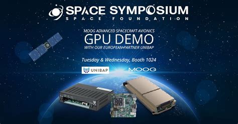 Moogs Edge Computing Products At Space Symposium Moog Space And Defense Group Posted On The