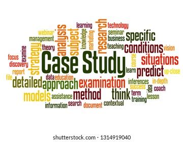 Case Study Word Cloud Concept On Stock Illustration Shutterstock