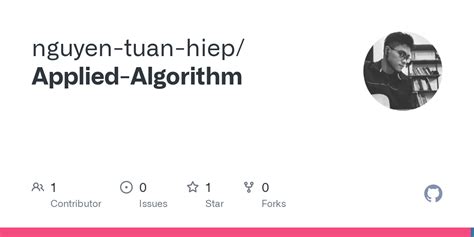 Github Nguyen Tuan Hiepapplied Algorithm Github Nguyen Tuan Hiepapplied Algorithm