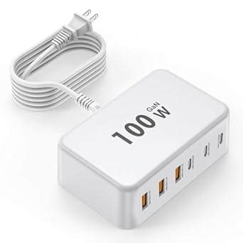 Amazon Com USB C Fast Charger W GaN Port Type USB C Charging Station Hub Block USB C Wall