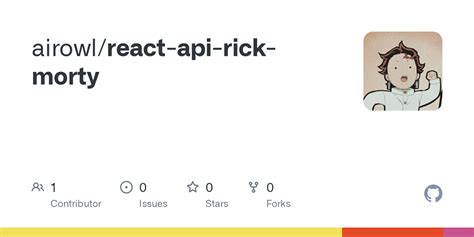 Github Airowlreact Api Rick Morty
