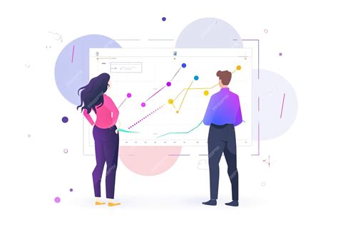 Premium Photo Data Analytics Consept Business Analysis Tiny People