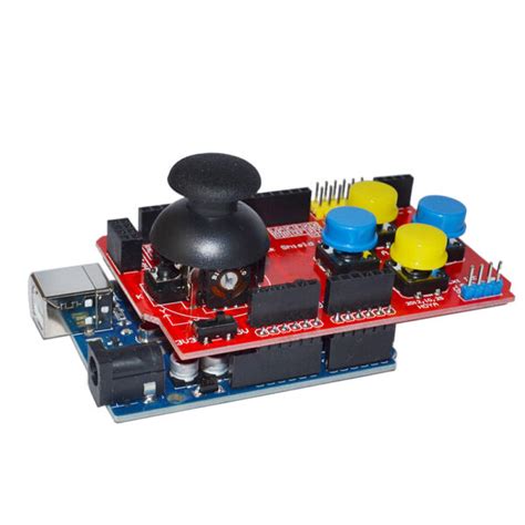 arduino gamepad joystick shield v1 tempero systems shopping