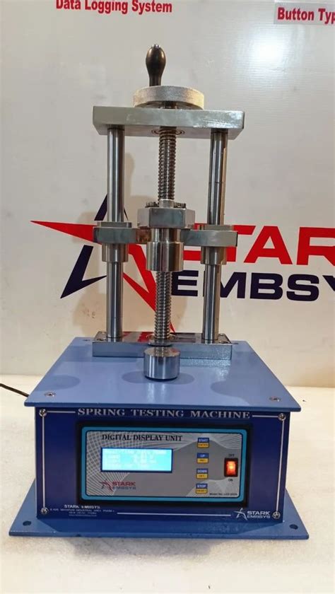 spring testing machine digital spring testing machine manufacturer from new delhi